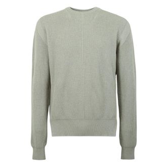 Rick Owens Fisherman Rundhals - - Knitwear - Herren - Grau - M