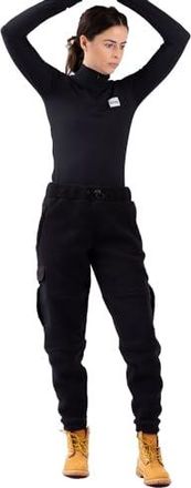 Eivy Pantalon Cargo Sherpa, Noir, S Femme