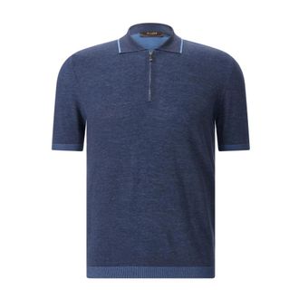 Moorer Polo Shirts - - Tops - Herren - Blau - XL