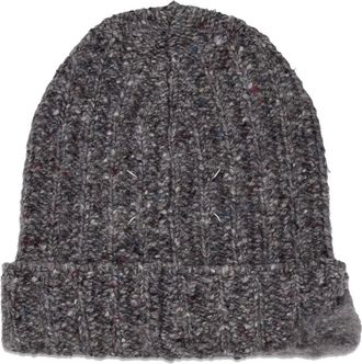 Maison Margiela unisex, Accessoires, Gris, Taille: M Bonnet c&ocirc;tel&eacute;