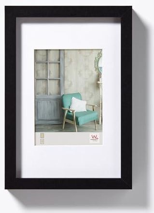 Walther Design Bilderrahmen schwarz, 20x30 cm 3er Pack Stockholm Holzrahmen EA030B3