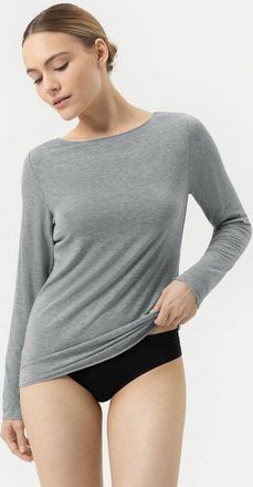 Mey Langarmshirt Serie Cozy Cashmere Uni (1-tlg) Viskose-Kaschmir-Mix, knitterarm, mit Rollsaum