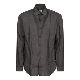 Xacus Lino Tinto Capo - - Shirts - Herren - Braun - 4XL