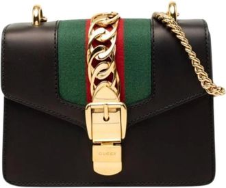 Gucci Sac Mini Sylvie doccasion - Femme - Pre-owned - Noir - Taille: ONE Size