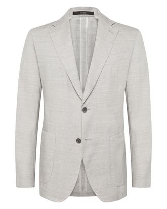 Windsor Einreihiges Sakko Giro aus einem Leinenmischgewebe, Shaped Fit in
