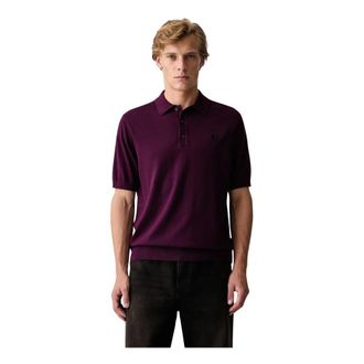 Fred Perry Gek&auml;mmter Baumwoll-Polo-Shirt - - Tops - Herren - Lila - L