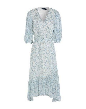 Ralph Lauren FLORAL CRINKLE GEORGETTE WRAP DRESS