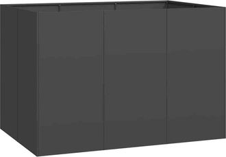 vidaXL Jardini&egrave;re noir 120x80x80 cm acier - Vidaxl