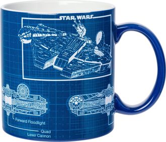 Silver Buffalo Star Wars Millenium Falcon Keramikbecher, 590 ml