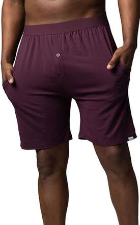 SockShop Lazy Panda Hommes sélection de vêtements dintérieur en Bambou Paquet de 1 Bourgogne Shorts XL