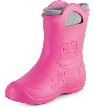 Ladeheid Damen federleichte Eva Gummistiefel Winter Regenschuhe gefüttert LA-CA-12 (Rosa, 38/39 EU)