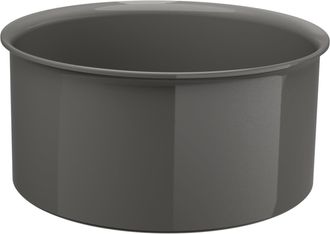 Lagostina Ingenio Vivissima, Suppentopf aus antihaftbeschichteter Keramik, 18 cm, verwendbar mit abnehmbarem Griff, 100% recyceltes Aluminium mit Thermo-Signal 