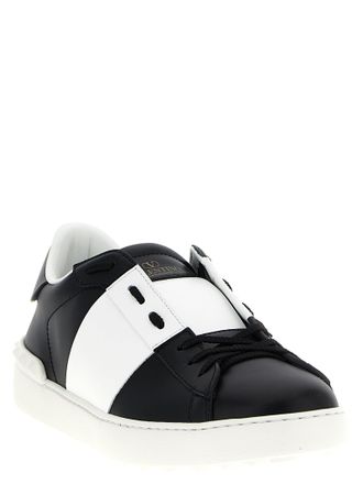 Valentino Garavani Mens Bicolor Calfskin Sneakers