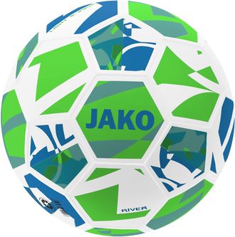Jako Lightball River, wei&szlig;/neongr&uuml;n/Mint, 5 (290g)