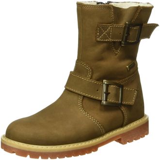 D&auml;umling M&auml;dchen Ada Kurzschaft Stiefel, Braun (93Denver Hotdog)