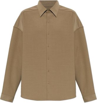 Entire studios Entire Studios, Homme, Chemises, Beige, Taille: M Chemise &agrave; manches longues