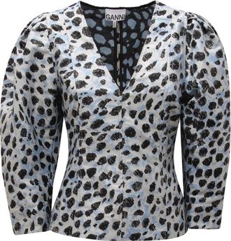 Ganni F6560 Bluse - - Blouses & Shirts - Damen - Mehrfarbig - XS