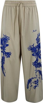 P.A.R.O.S.H. P.a.r.o.s.h., Femme, Pantalons, Beige, Taille: 36 FR Wide Pantalons