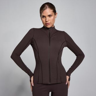 MyProtein Veste zipp&eacute;e SculptForm MP femme - Cacao - XS