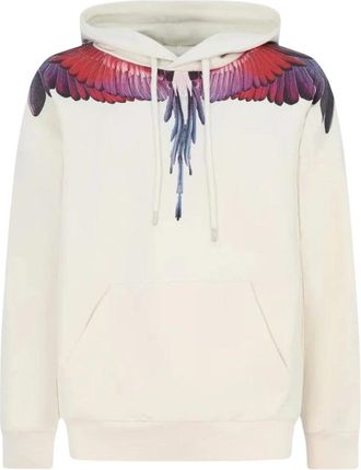 Marcelo Burlon Wings Hoodie - - Sweatshirts & Hoodies - Herren - Wei&szlig; - L