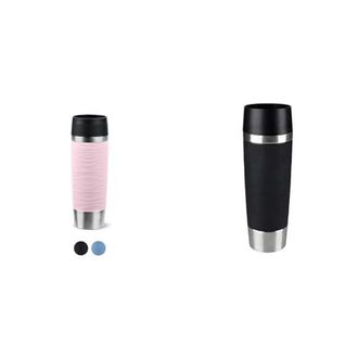 Emsa N20227 Travel Mug Wave Isolierbecher 0,5 Liter & 515615 Travel Mug Classic Grande | 500ml | Thermobecher