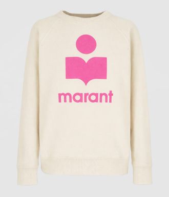 Isabel Marant Sweat Shirt Millyny Ecru Pink