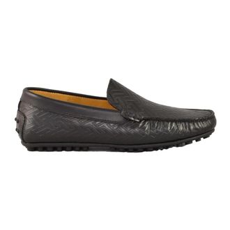 A.Testoni Lederschuhe mit Gummisohle - - Shoes - Herren - Schwarzk - 40 1/2 EU