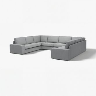 IKEA KIVIK Sofa, U-Form/7-sitzig