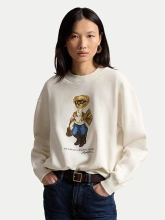 Polo Ralph Lauren Sweatshirt 211B23856001 Creme Relaxed Fit