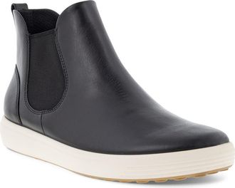 Ecco Damen Soft 7 Chelsea Boot, Black, 39 EU