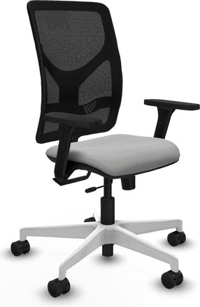 Piqueras y Crespo B&uuml;rostuhl aus Stoff mit 3D-Armen, h&ouml;henverstellbare Lendenwirbelst&uuml;tze, ausgestattet mit Syncro/Traslack und Schneideschaum, mit Rollen von 65 mm, Nyl