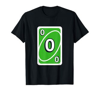 Uno Halloween Green 0 Karte T-Shirt