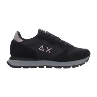 Sun 68 Gold Silber Sneaker Ally Nylon Wildleder - - Shoes - Damen - Schwarzk - 40 EU