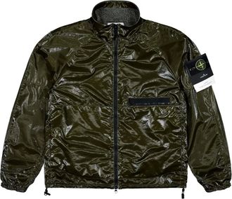 Stone Island veste matelassée à patch Compass - Vert