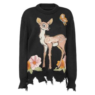 Philipp Plein Damen, Strickwaren, Schwarzk, MGr&ouml;&szlig;e