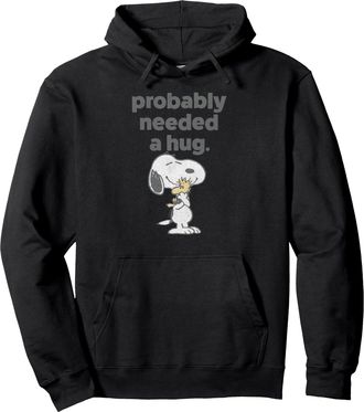 Peanuts Snoopy und Woodstock brauchten wahrscheinlich eine Umarmung Pullover Hoodie