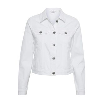 Cream Denimjacke mit Brusttaschen - - Jackets - Damen - Wei&szlig; - XS