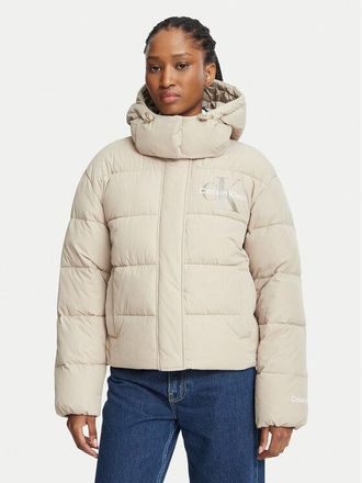 Calvin Klein Jeans Winterjacke LV047H506G Beige Regular Fit