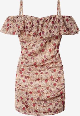 Isabel Marant Robe Davilia - Femme - &Eacute;cru-framboise - Taille34 - Marant &Eacute;toile