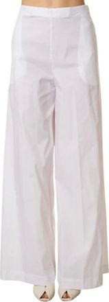 Liviana Conti Femme, Pantalons, Blanc, Taille: 38 FR Pantalone Ilaria
