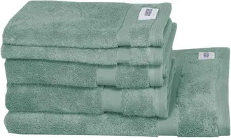 Sch&ouml;ner Wohnen Kollektion SCH&Ouml;NER WOHNEN Handtuch CUDDLY - 5er Set 50x100 cm, Lindgr&uuml;n