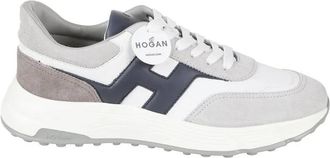 Hogan Low-Top Sneaker - Contemporary Sneakers With Textured Upper And Chun - Gr. 7_5 - in Grau - für Damen