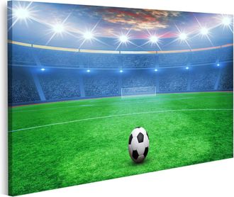 Islandburner Bild auf Leinwand Fußball Stadion Arena Sport Kinderzimmer Bilder Wandbilder Poster