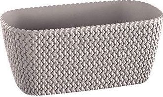 Prosperplast Rechteckiger Topf 7.4l Prosperplast Splofy von MOCCA -Farbkunststoff, 39,7 (L&auml;nge) x 18 (Breite) x 14,5 (hoch) cm