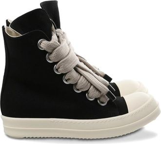 Rick Owens Canvas Toe-cap Sneakers
