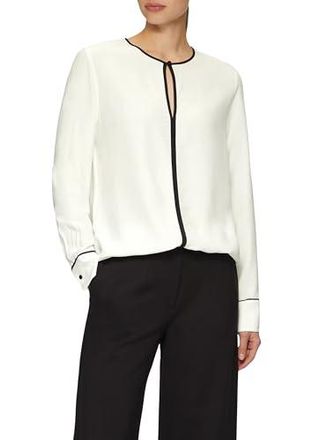 s.Oliver BLACK LABEL 2158545 Chemisier avec détails contrastés, 200, 48 Femmes