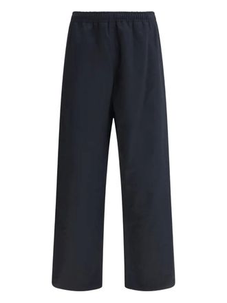 Marni pantalon à patch logo - Noir