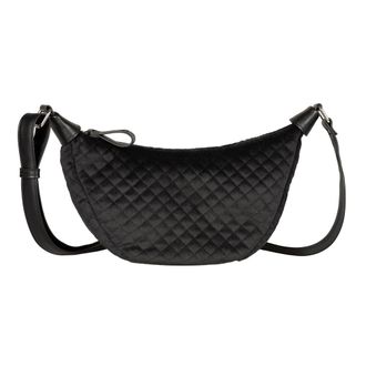 Tom Tailor Denim Liriel Velvet Damen Umh&auml;ngetasche Crossbody Bag Mittelgro&szlig; Schwarz