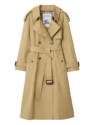 Burberry trench Fitzrovia &agrave; boutonni&egrave;re crois&eacute;e - Tons neutres
