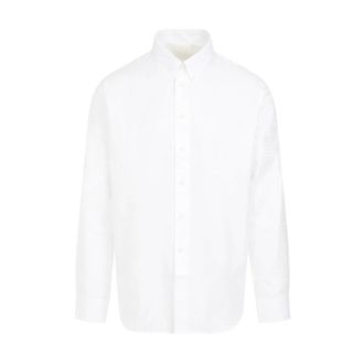 Givenchy Wei&szlig;es Baumwollhemd mit 4G-Logo - - Shirts - Herren - Wei&szlig; - 4XL